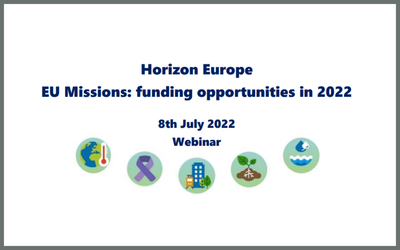 Horizonte Europa | Sessão Divulgação EU Missions - MED - Instituto ...